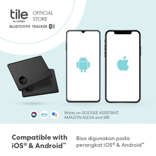Tile Slim – Bluetooth Tracker / Pelacak Pintar (SAND) – TILE
