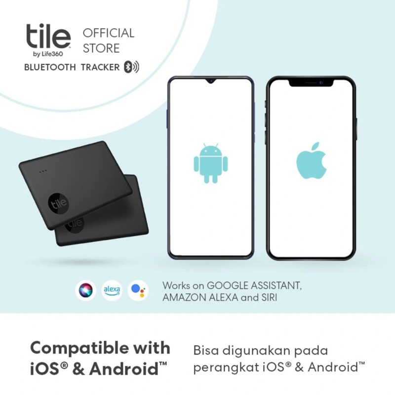 Tile Slim – Bluetooth Tracker / Pelacak Pintar (SAND) – TILE